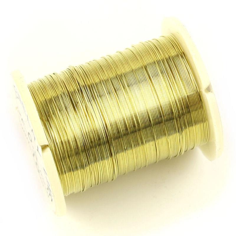 10 metri cavetto rame dorato per bigiotteria